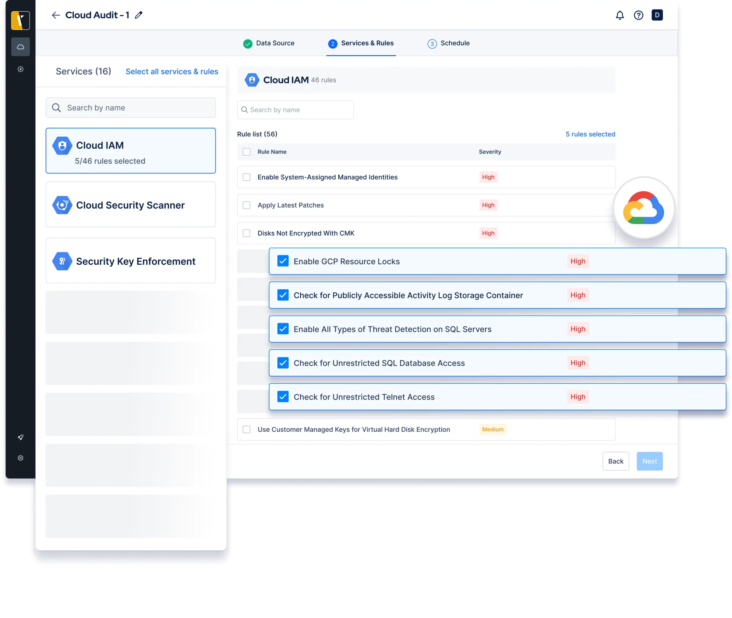 Google Cloud Security Controls Validation - Satius Security Google Cloud Security Controls Validation - Satius Security